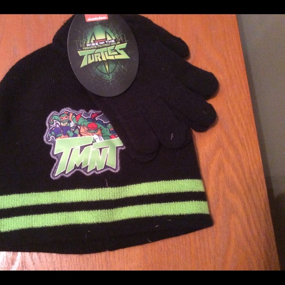 Nickelodeon | Accessories | New Tmnt Nickelodeon Hat Gloves | Poshmark